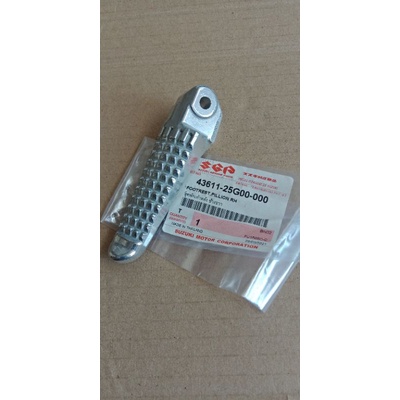 FOOTREST PILLION PASSENGER LEFT & RIGHT RAIDER 150 CARB & R150 Fi ...