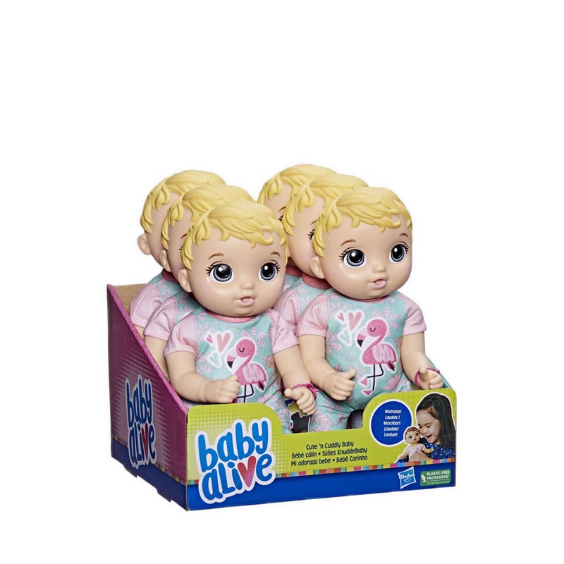 Baby Alive Cute'N Cuddly Baby Doll, Blonde Hair - BYAF3567 | Shopee ...