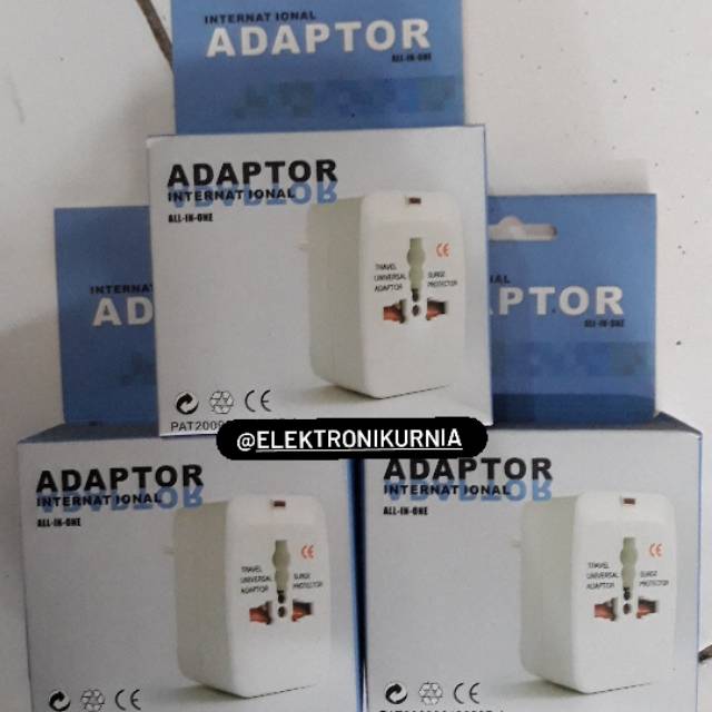 All IN 1 INTERNATIONAL Adapter/TRAVEL UNIVERSAL Adapter | Shopee ...