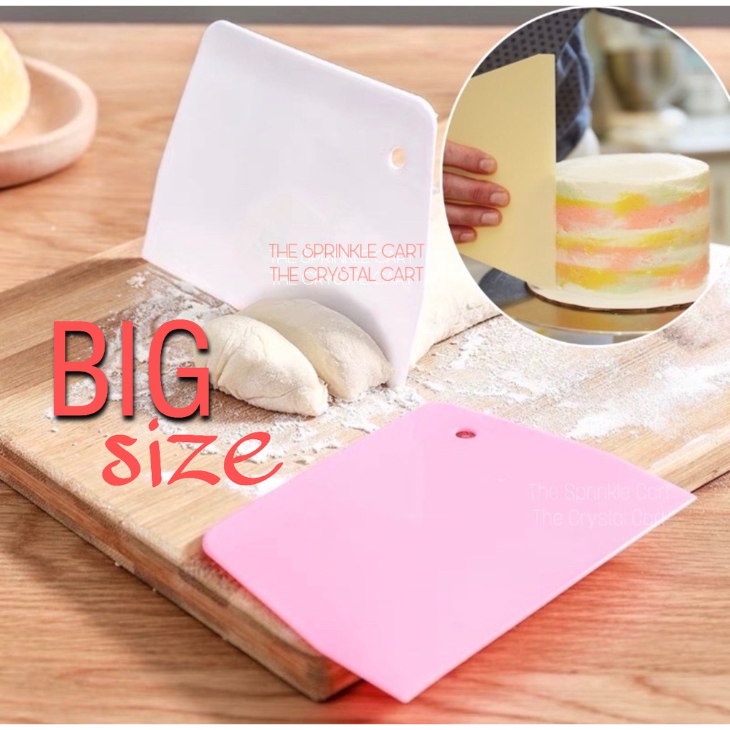 Big Dough Cutter Scraper Large Size Plastic Scraper for baking dough ...
