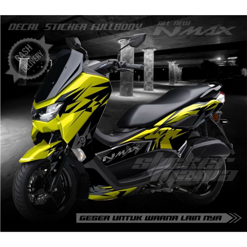 New nmax Decal sticker Full Body striping sticker, variations of ...