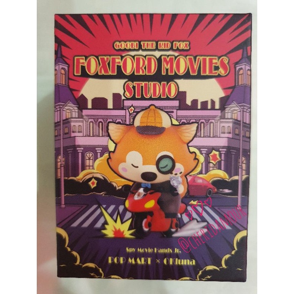 Pop Mart Goobi The Kid Fox Foxford Movies Studio Spy Movie Hands Jr ...