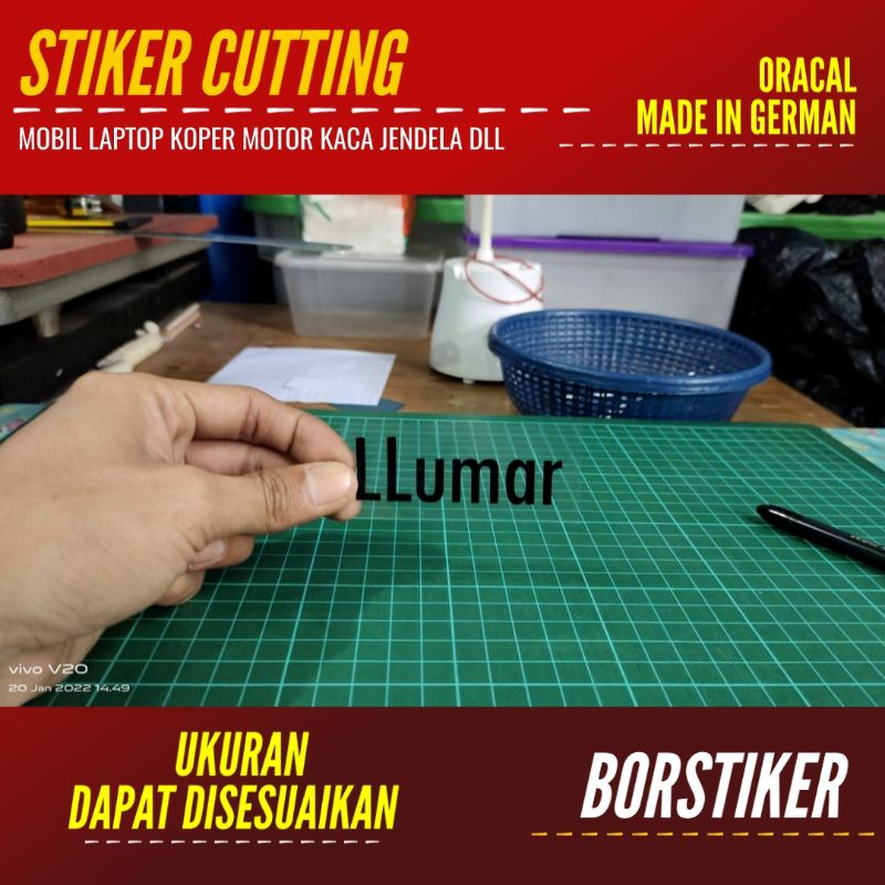 Llumar STICKERS | Oracal MATERIAL CUTTING STICKER CUSTOM LOGO ETC ...