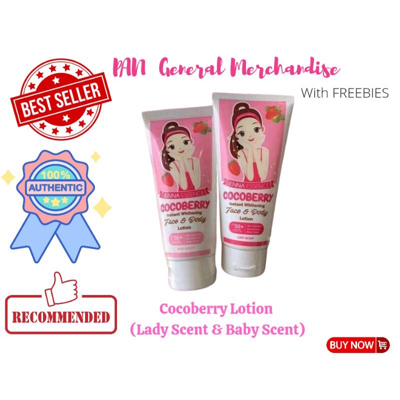Jenna Essence Cocoberry Lotion 100ml with FREEBIES | Shopee Philippines