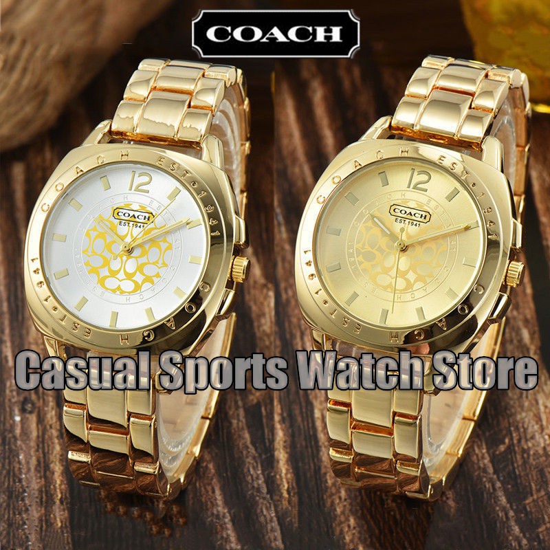 ∋ COACH Watch Women Pawnable Gold COACH Watch For Men COACH Ladies ...