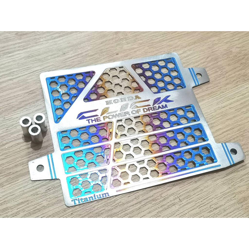(DIY)Honda Radiator cover TITANIUM Click V1 &V2 125/150 | Shopee ...
