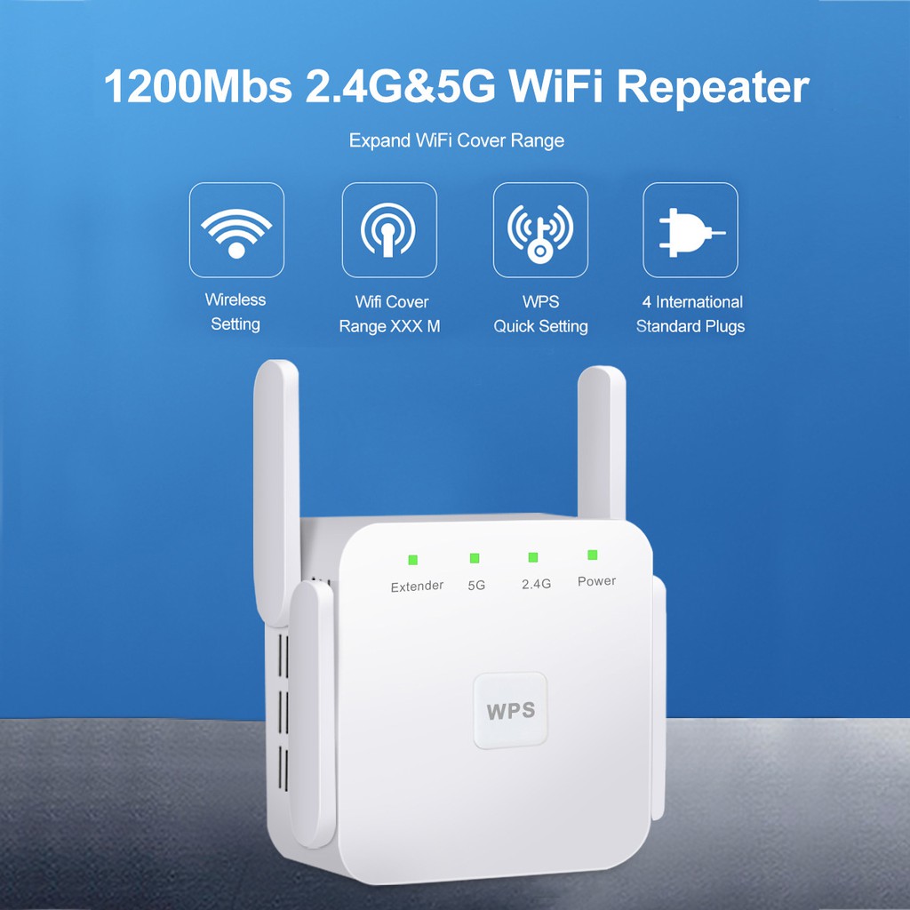 5Ghz WiFi Repeater WiFi Extender Wireless WiFi Booster WiFi Amplifier ...