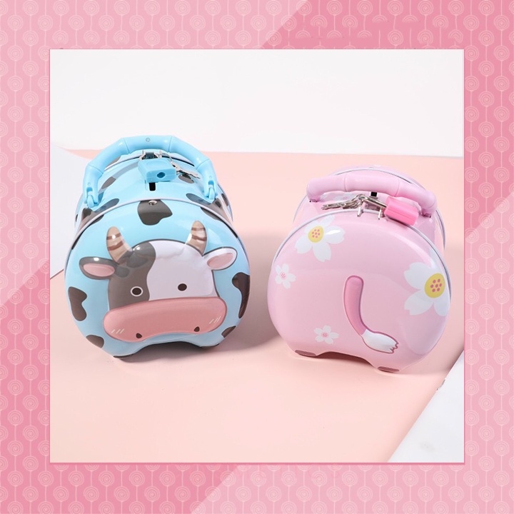 Cute mini house cow and pig shaped safe | Shopee Philippines