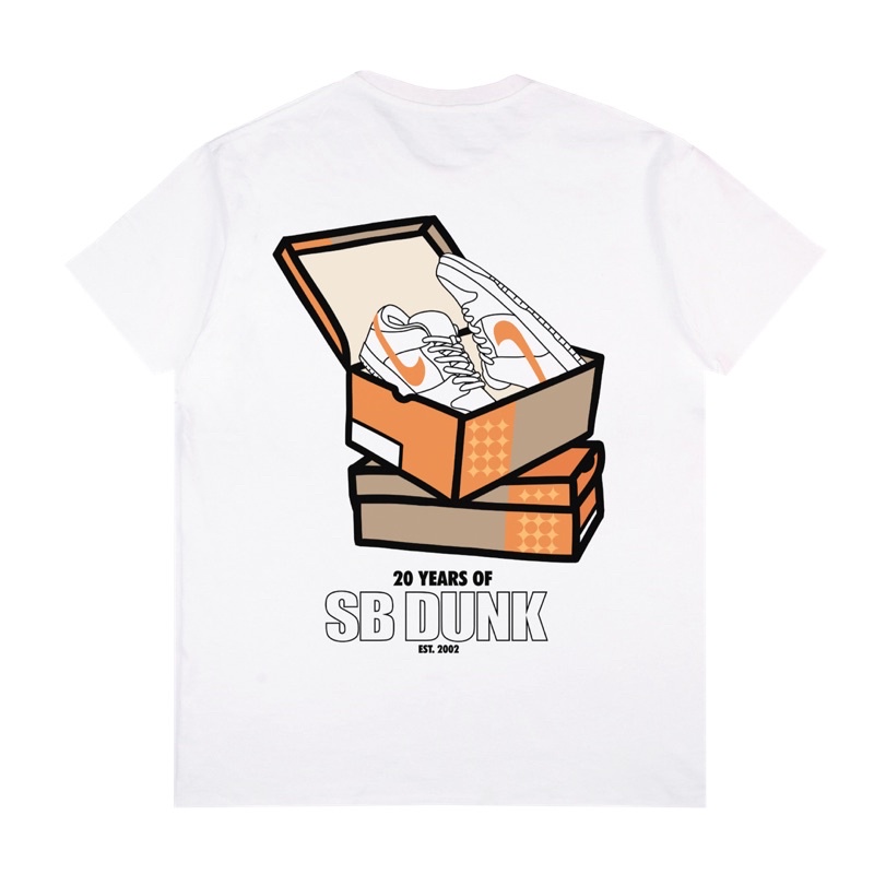 Orange Box Era Tee (White) | Shopee Philippines