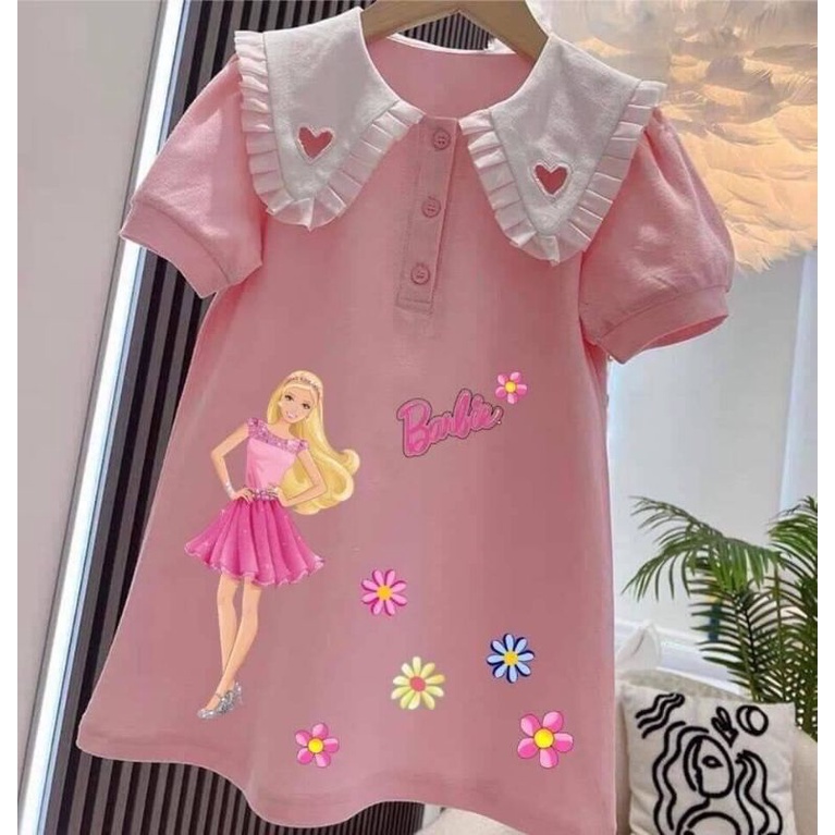 Barbie Dress Sign Work Cotton Fabric | Shopee Philippines