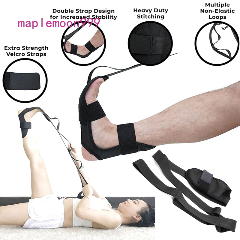 Yoga Ligament Stretching Belt Foot Drop Strap Leg Training Foot Ankle ...