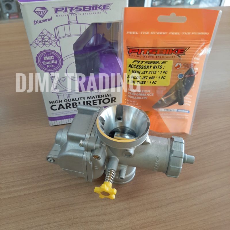 Pitsbike Diamond Carburator / Round carb PE (28mm & 30mm) EASY TUNE ...