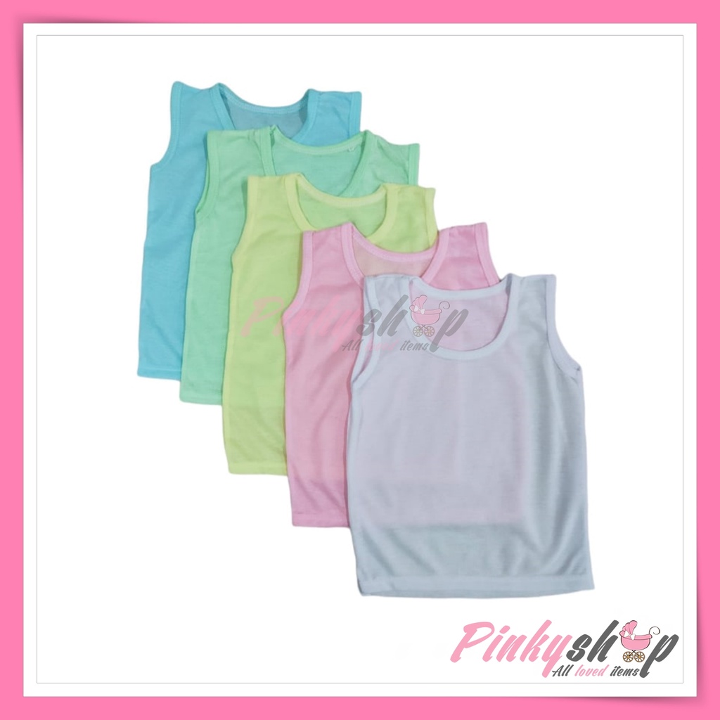 3pcs Muscle or Sabrina Sando Colored | White for Baby and Infant ...