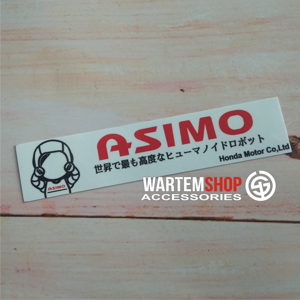 ASIMO KANJI OUTER LONG STICKER | Shopee Philippines