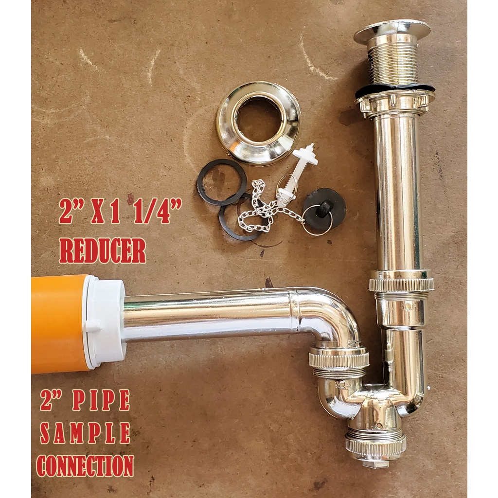 PTRAP / P-TRAP / P TRAP REG 1 1/4" with REDUCER SET | Shopee Philippines