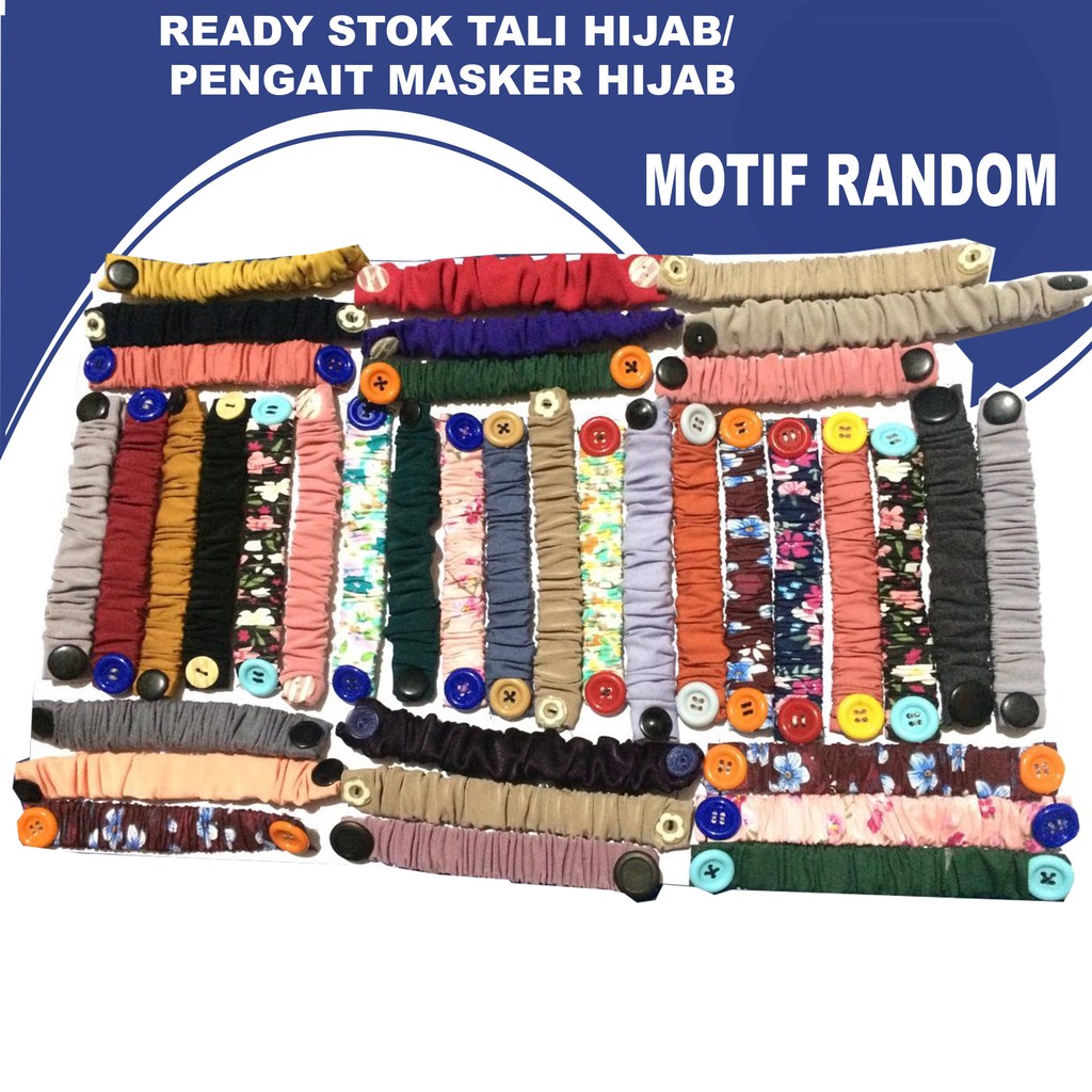 Hijab Mask Hook | Hijab Rope | Hijab Connector | Shopee Philippines