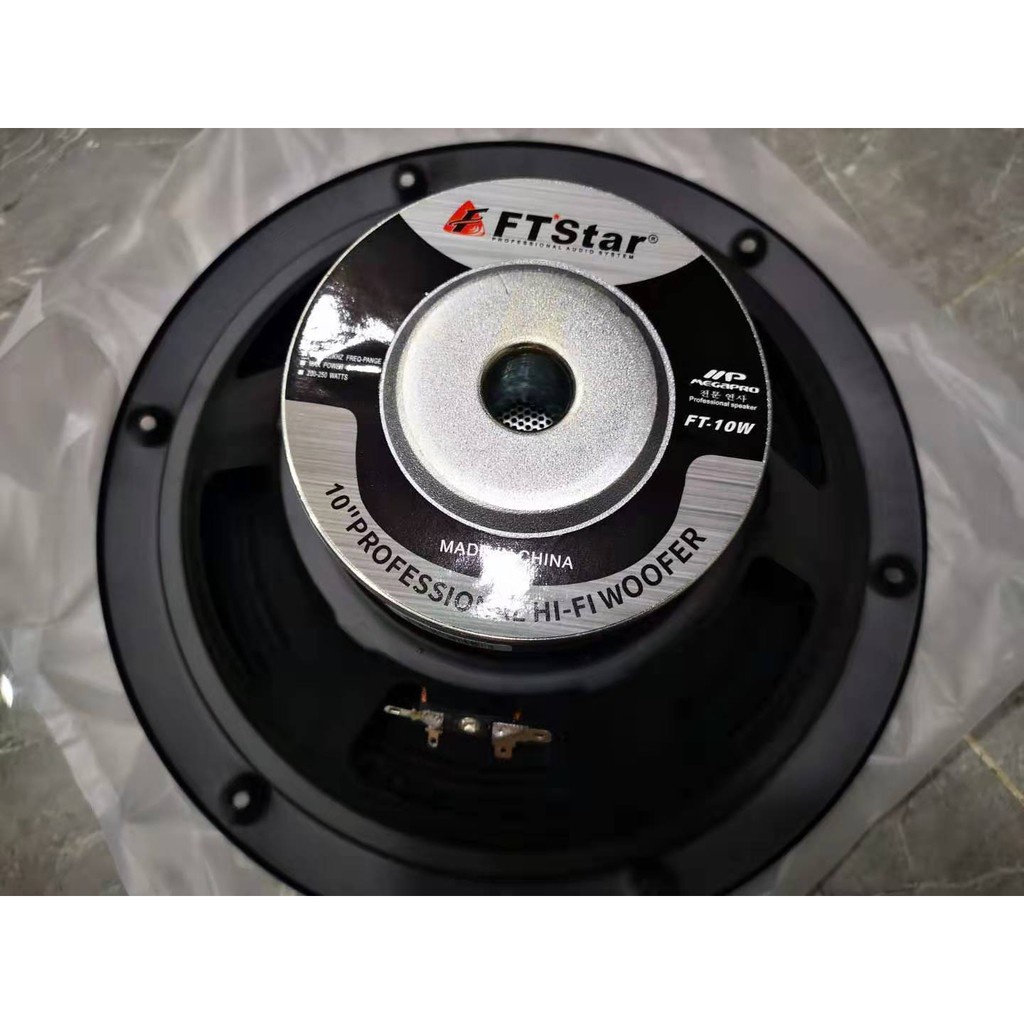 Megapro/FT Star Speaker Woofer 10 Inch 250W Speaker Professional HI-FI ...