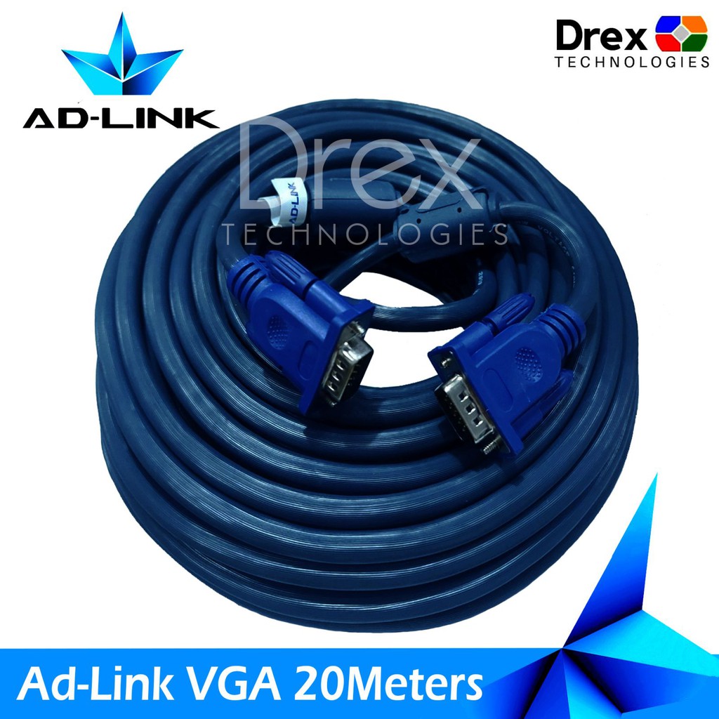20M Ad-Link 20 Meters Vga Cable High Quality | Shopee Philippines