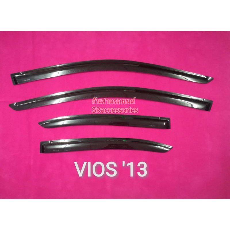Toyota Vios Gen3 Door Visor Year 13-Present | Shopee Philippines