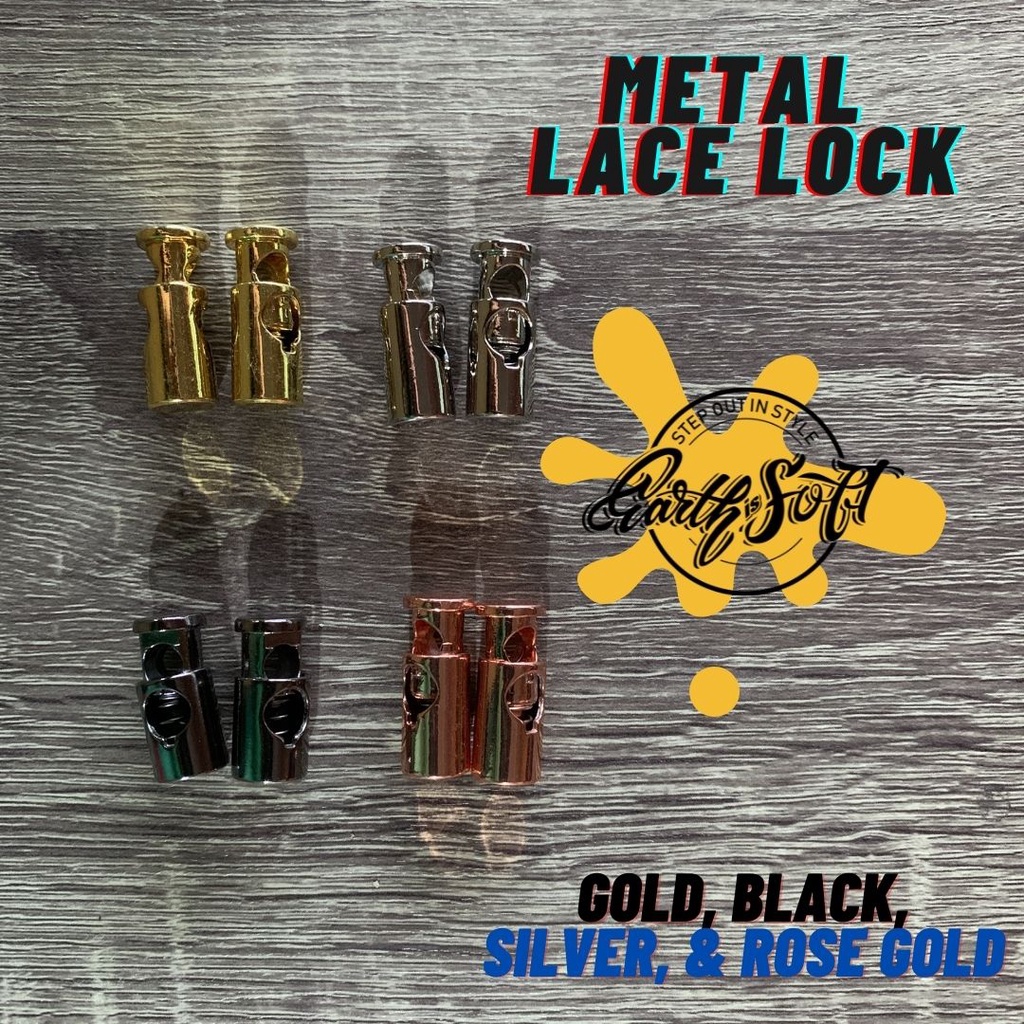 METAL LACE LOCK / SHOE LOCK - BY EARTH IS SOFT - SNEAKER ACCESSORIES ...
