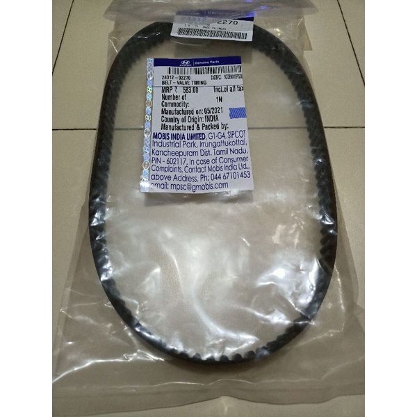 24312-02270 TIMING BELT FOR HYUNDAI EON 2012-19/GETZ 1.1/I10 1.1 ...