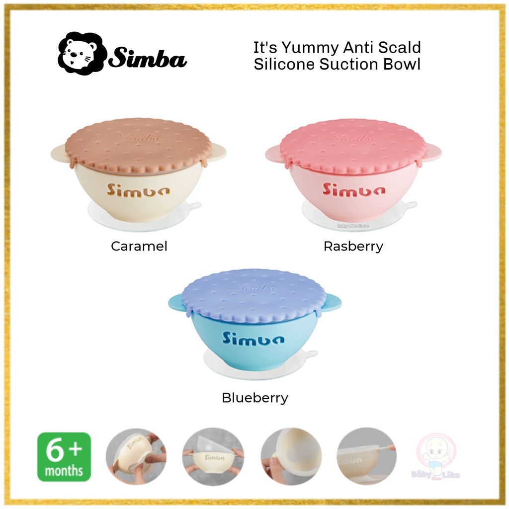 Simba It's Yummy Anti Scald Silicone Suction Bowl | Shopee Philippines