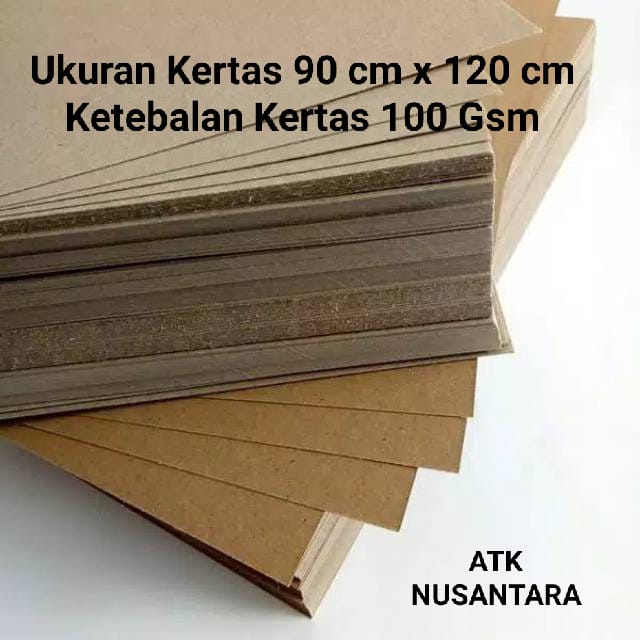 (SHEET) SAMSON PAPER 90 CM X 120 CM - 100 GSM KRAFF PAPER/ | Shopee ...