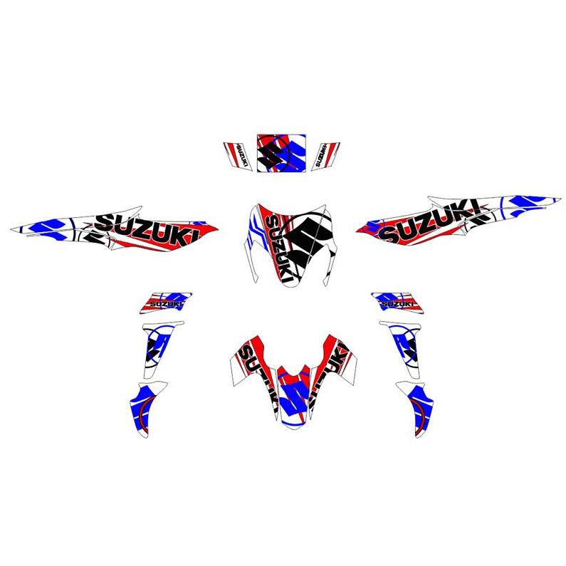 Decals, Sticker, Motorcycle Decals for Suzuki Smash 115, 013,Smash,blue ...