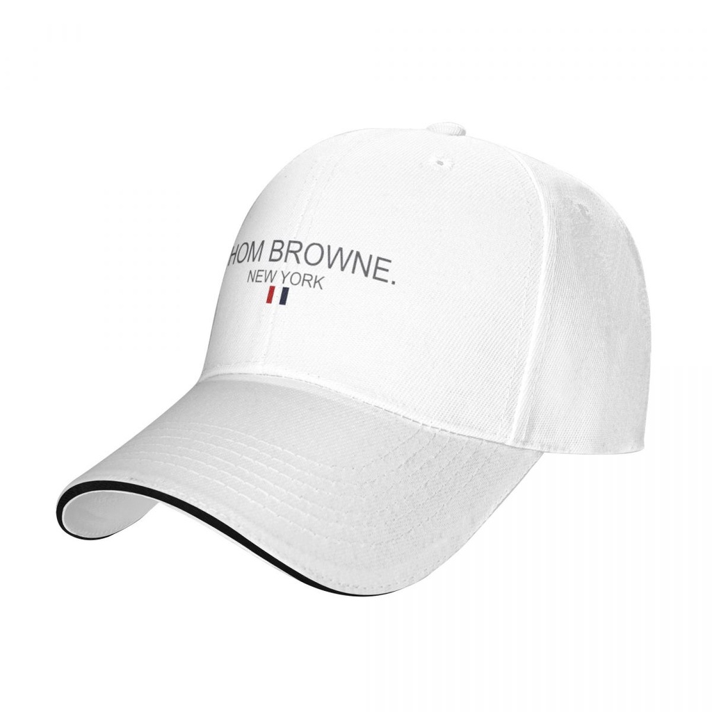 New Available THOM BROWNE logo Baseball Cap Men Women Fashion Polyester ...