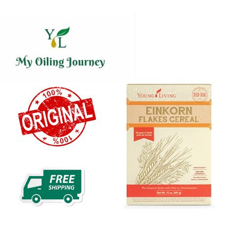 Young Living YL Gary's True Grit Einkorn Flakes Cereal 369gm EXPIRY 01. ...