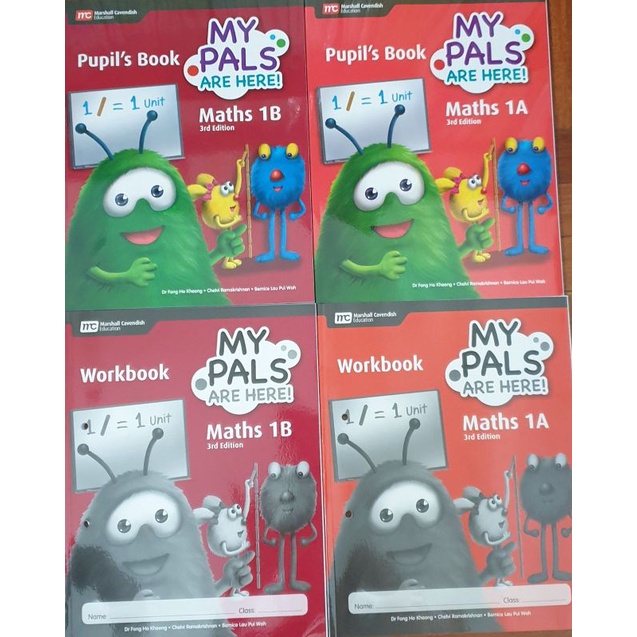 My Pals are Here Math set Grade 1 to Grade 6 (consists of 4 books per ...