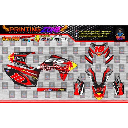 HONDA CRF 150 Full Sticker Decals High Quality and Durable | Shopee ...