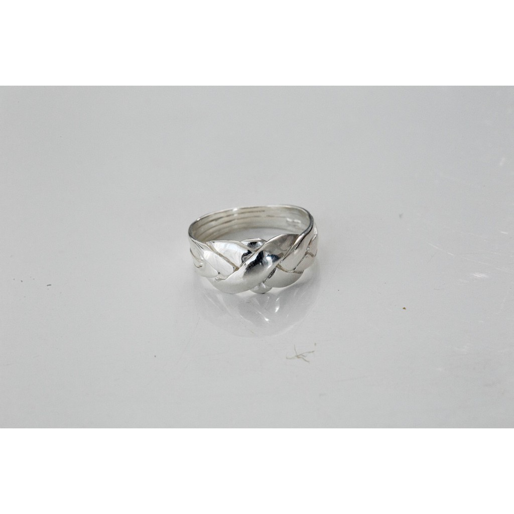 Ace Silver MMR017 Original 925 Italy Silver Mens 4 Puzzle Ring | Shopee ...