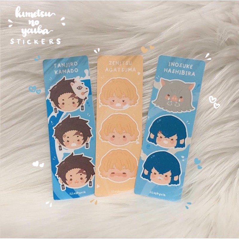 Kimetsu No Yaiba / Demon Slayer Sticker Sheet Polco Journal Stickers ...