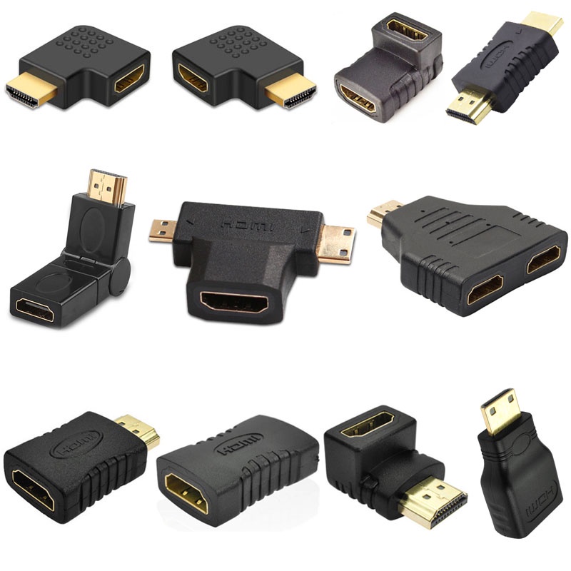 Mini / Micro to HDMI Extension Connector Adapter HDMI-Compatible Cable ...