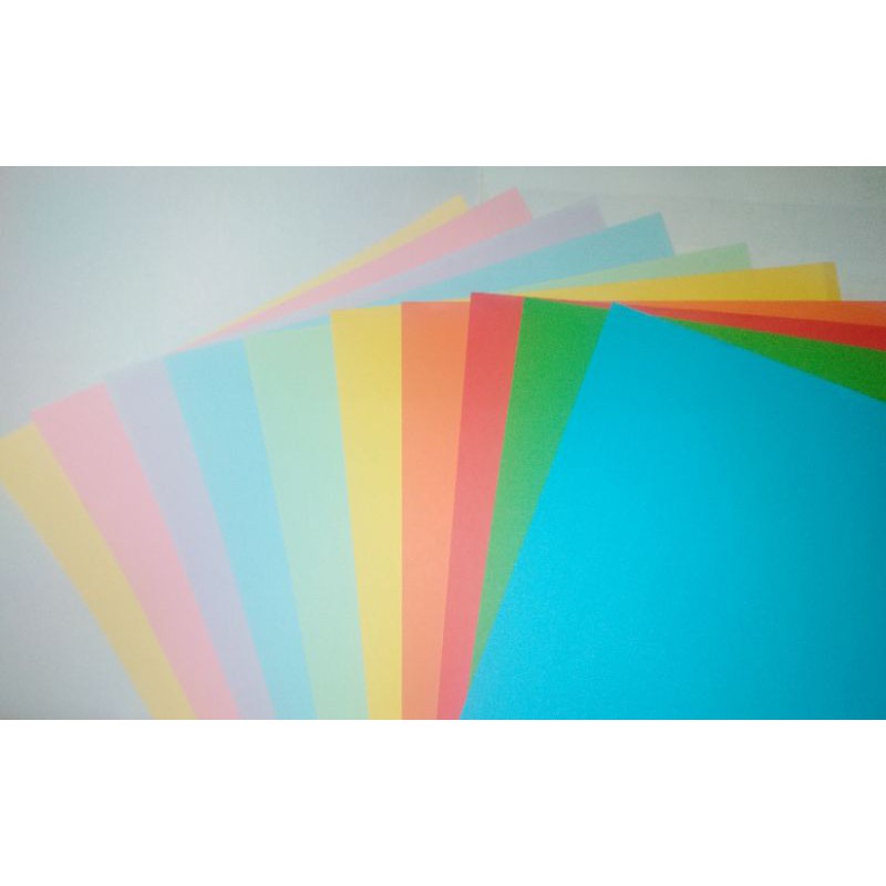 Colored Paper, 10 pcs per pack, assorted | Shopee Philippines