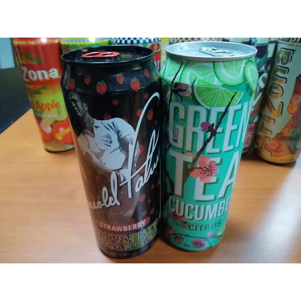 Arizona 680ML Strawberry Lemonade, Green Tea Cucumber with Citrus ...