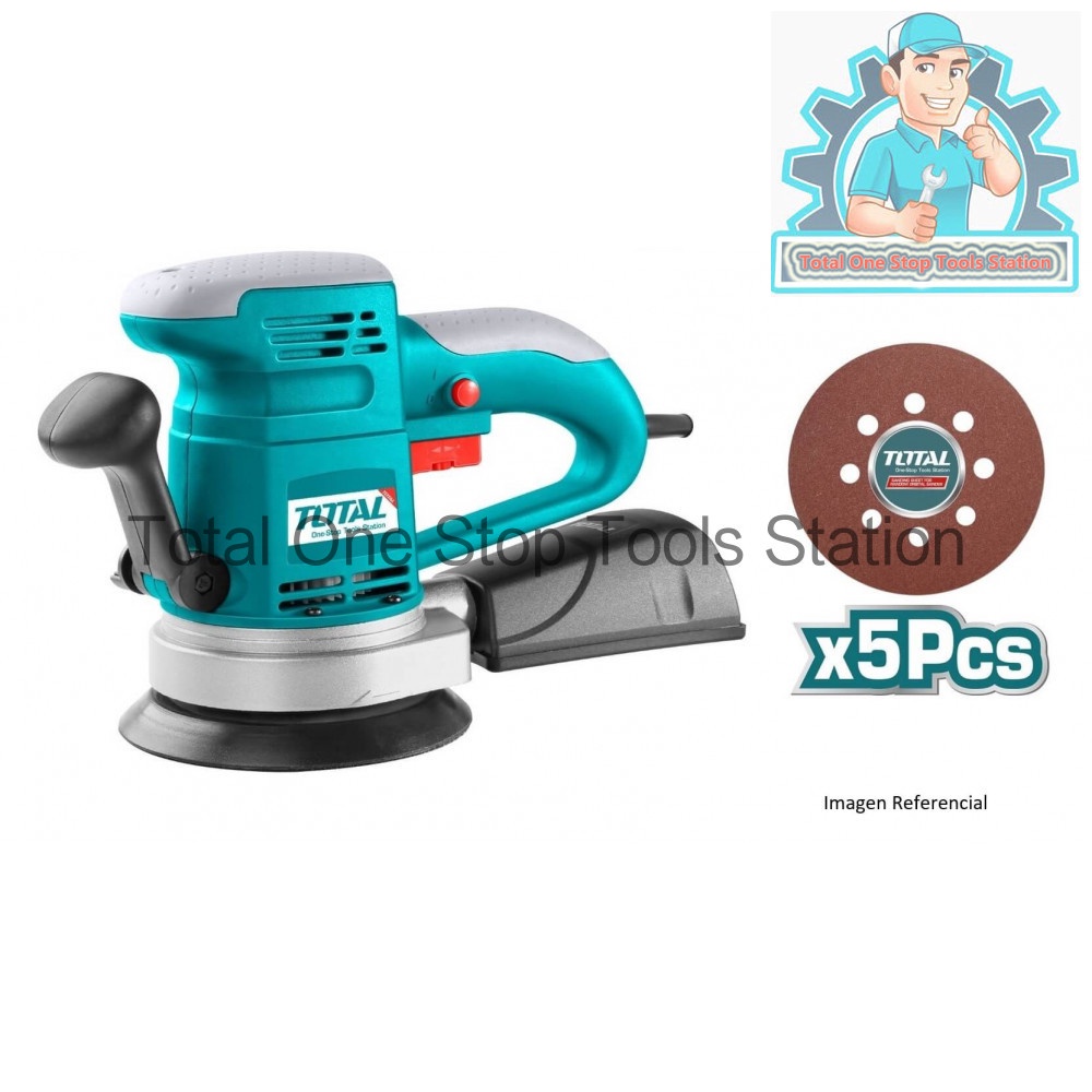 TOTAL Rotary sander 450W Premium Industrial TOOLS TF2041506 | Shopee ...