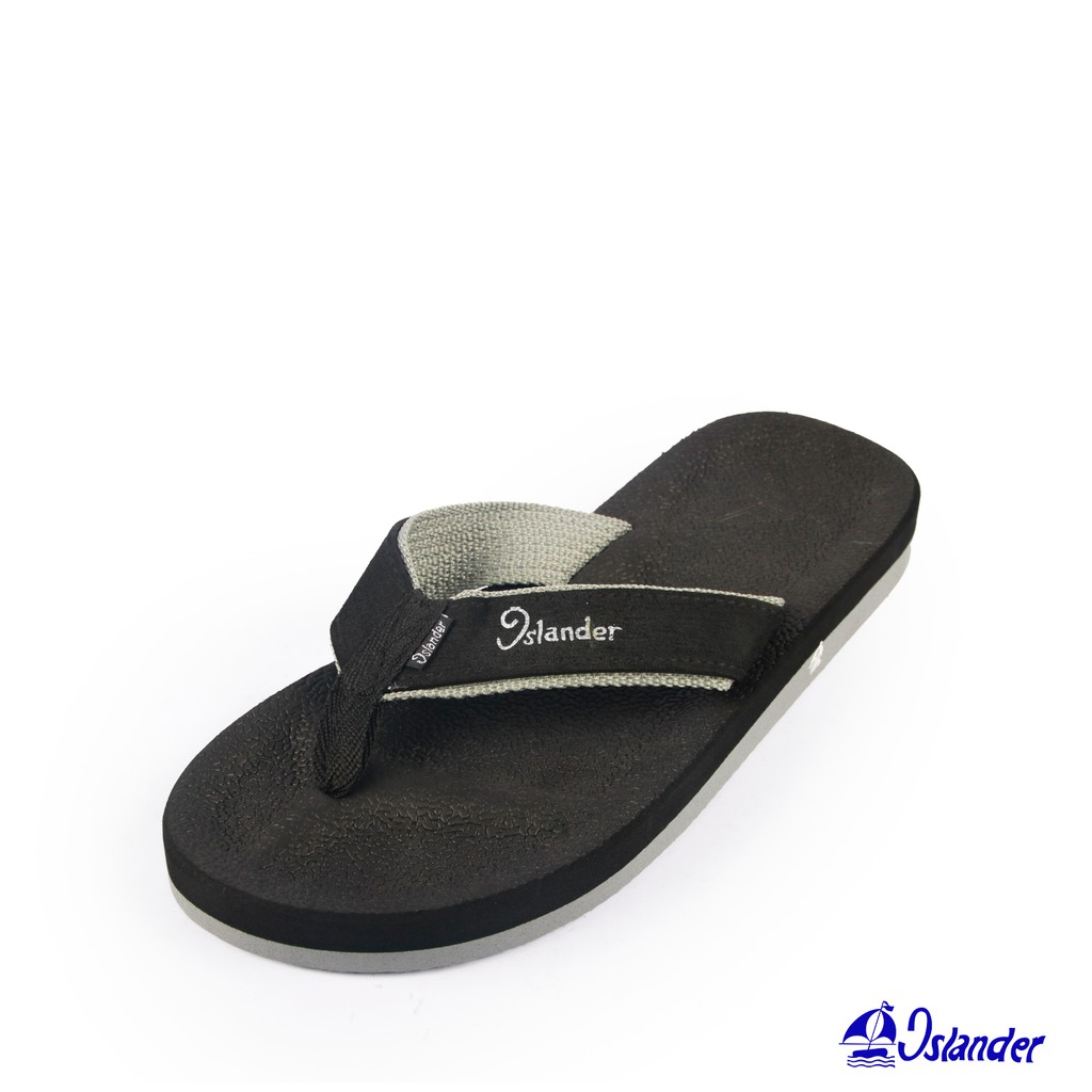 Islander Elite 2 BGL (Black / Gray) - Unisex Slippers for Men & Women ...