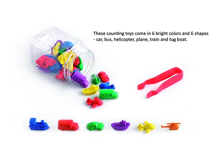 Transport Counters In Mini Jar Early Math Skill I Fine Motor Skill Edx ...