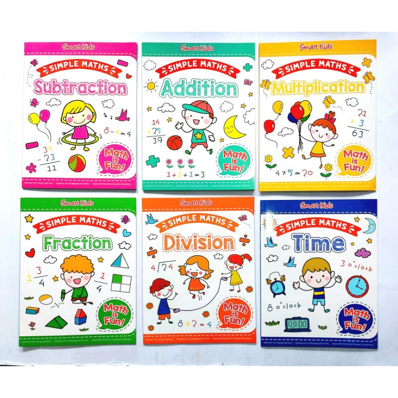 Smart Kids Simple Maths Activity Book:Addition. Subtraction ...