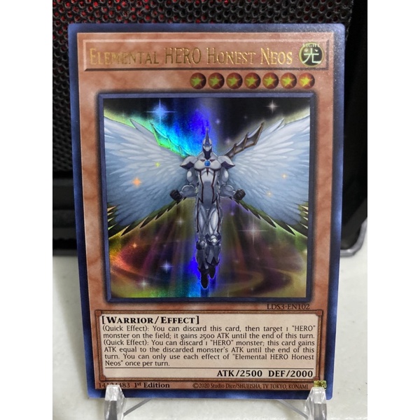 Elemental HERO Honest Neos - LDS3- Ultra Rare 1st Edition | Shopee ...