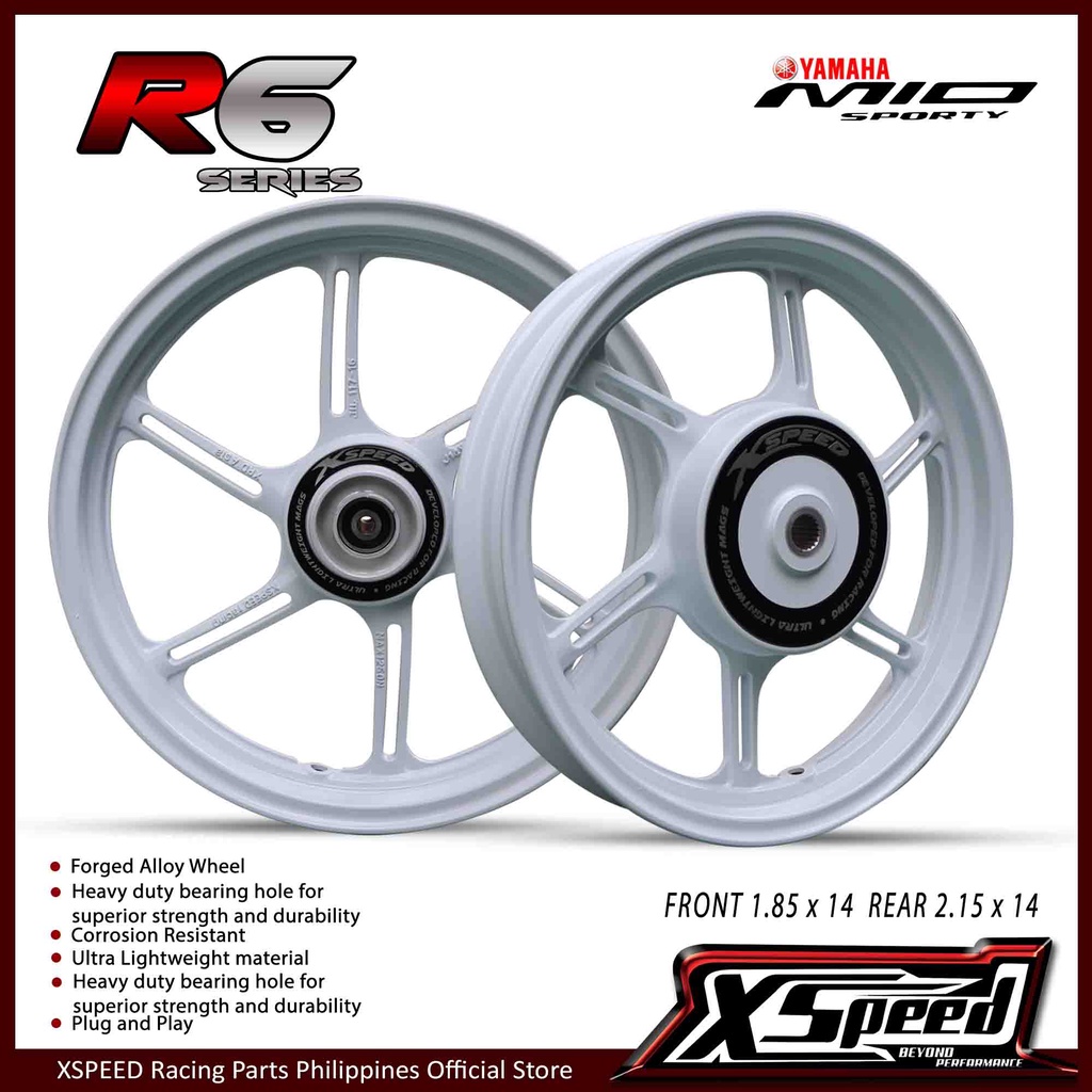 XSPEED Mags R6 for Mio 115 / Sporty / Soul 115 Ultra Lightweight Mags 6 ...