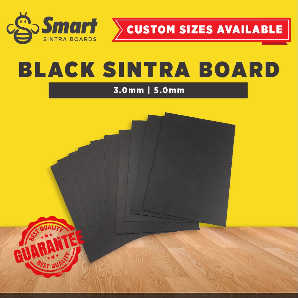 SINTRA BOARD x XINTRA BOARD BLACK 5MM - A0, A1, A2, A3, ETC . BIG ...