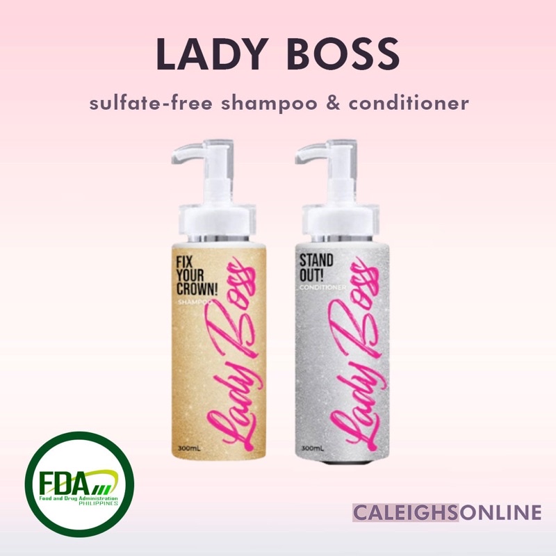 LADY BOSS SHAMPOO / CONDITIONER 300ML PER BOTTLE | Shopee Philippines