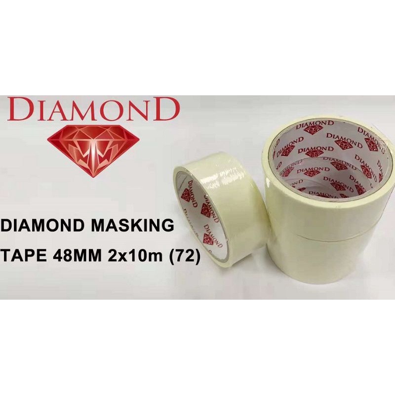 Diamond Masking Tape Tube 1/2 3/4 1 11/2 2 All sizes Available | Shopee ...