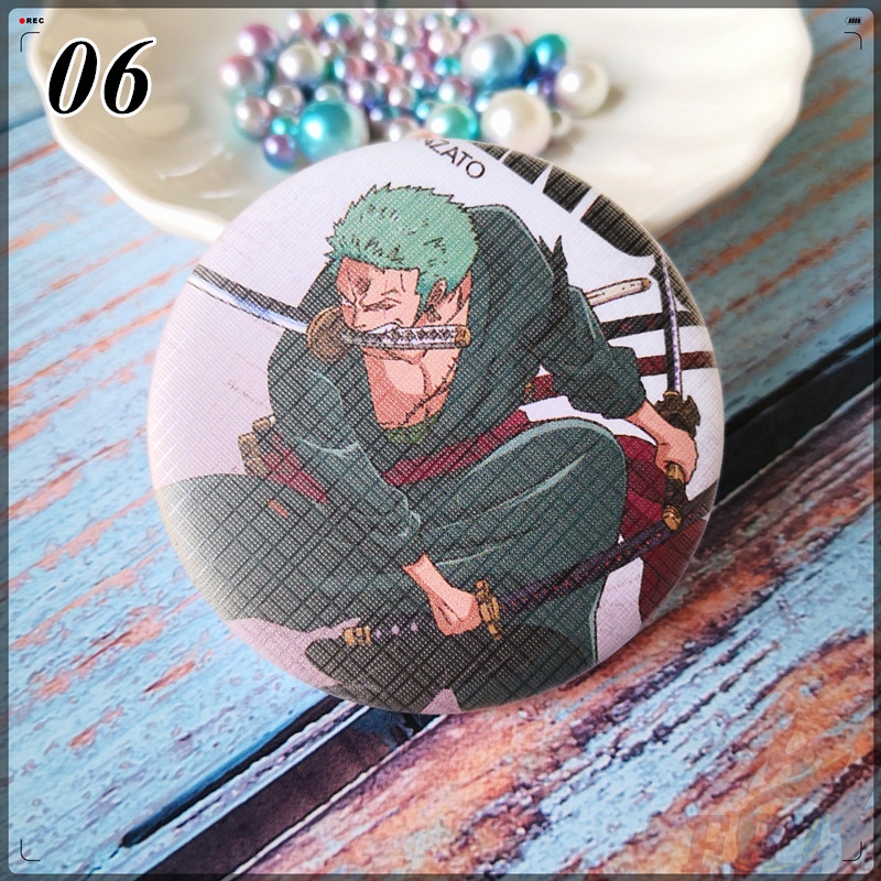 ☠ One Piece . Roronoa Zoro - Anime Cosplay Badge ☠ 1Pc 58MM Collection ...