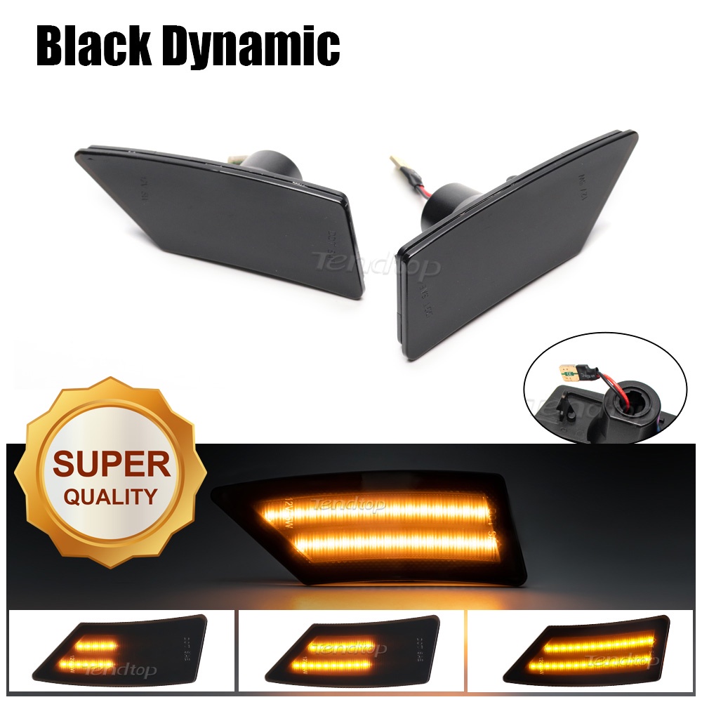 2X Dynamic LED Side Marking Light, Suitable For Ford Ranger Lariat XL ...
