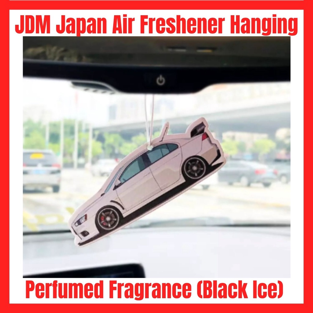 JDM Japan EVO 10 Evolution X Badge Car Paper Air Freshener Auto Hanging ...