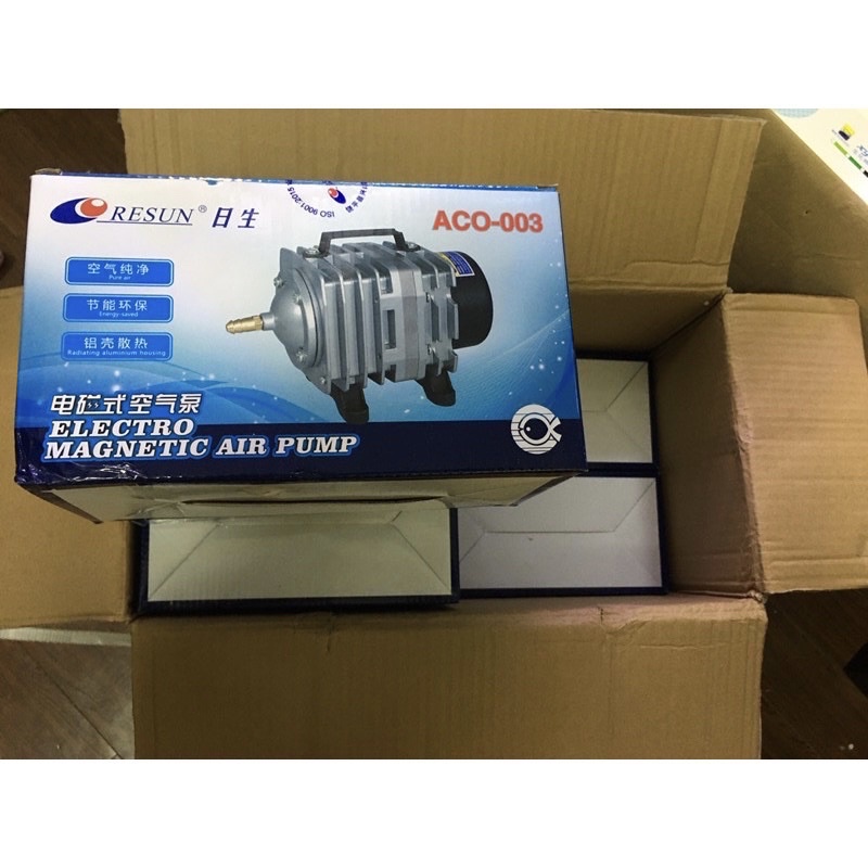 Resun ACO 003 35W 220V 65L/Min Aquarium Air Pump Electromagnetic Air ...